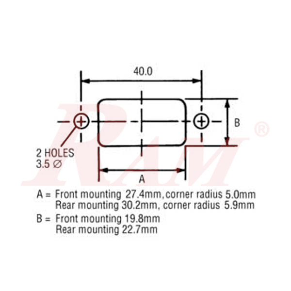 Ac Power Connector Panel Mount Ram Electronics Website 3631